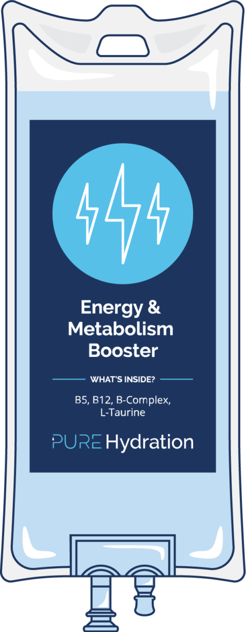 Energy and Metabolism Booster Infusion | Pure Hydration IV Spa
